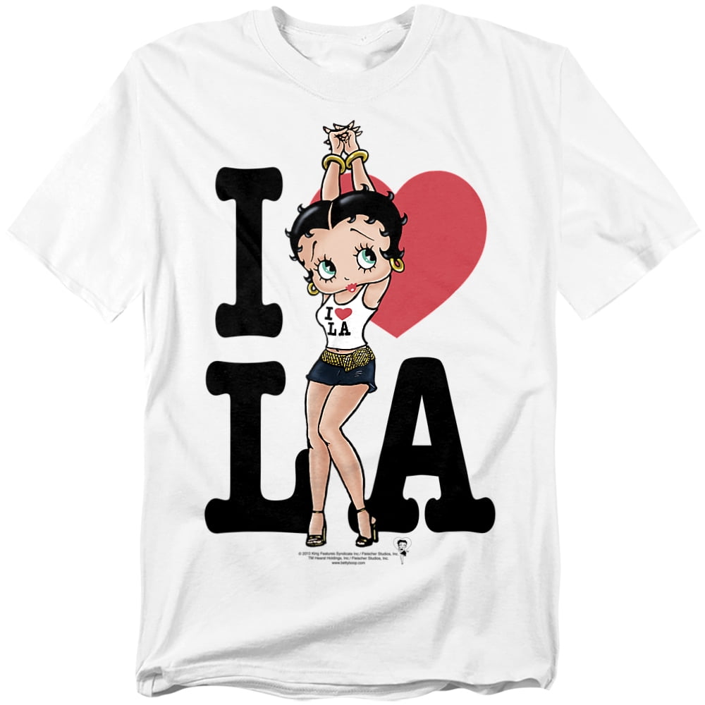 Betty Boop T-Shirt I Heart La Unisex Graphic Tee For Men & Women ...