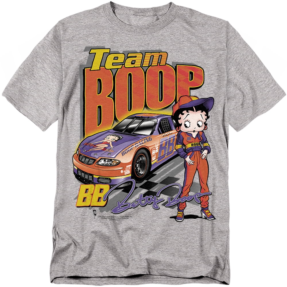 Betty Boop Men's Team Boop T-shirt Heather - Walmart.com