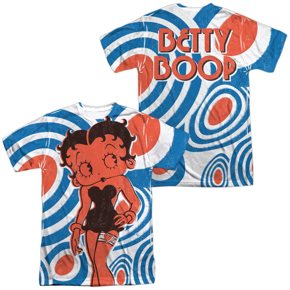 Betty Boop Mod Rings Unisex Adult Sublimated Costume T Shirt (Front ...