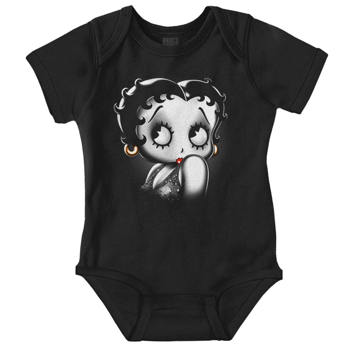 Betty Boop Old School Flapper Cartoon Bodysuit Jumper Girls Infant Baby ...