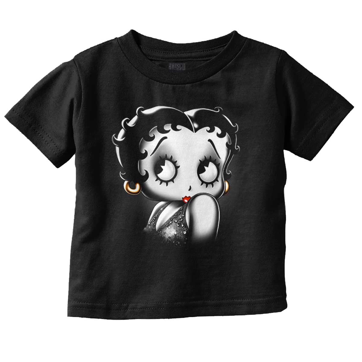 Betty Boop Old School Flapper Cartoon Youth T Shirt Tee Girls Infant ...