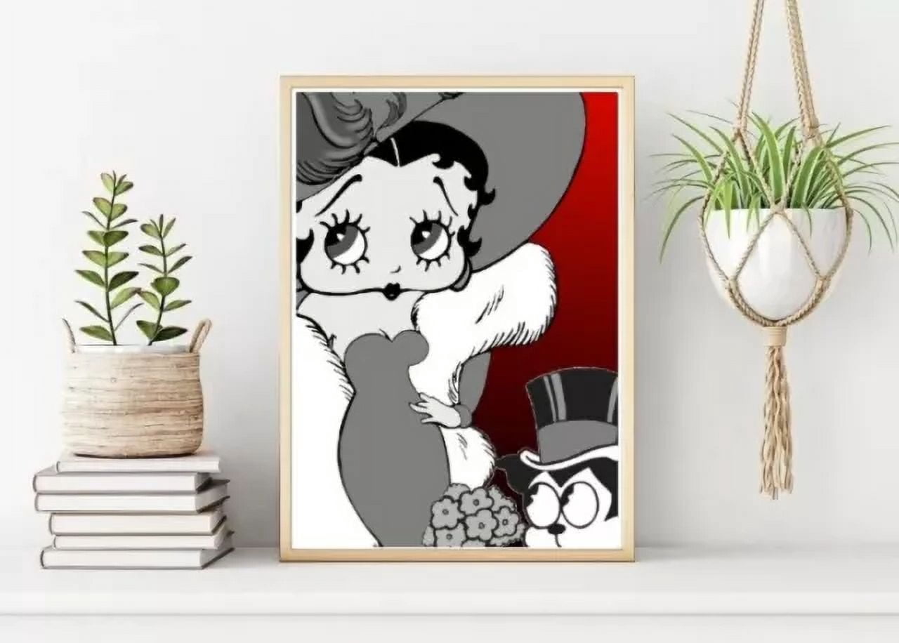 Betty Boop Print/Poster, Classic Character Wall Print, Printable Wall ...