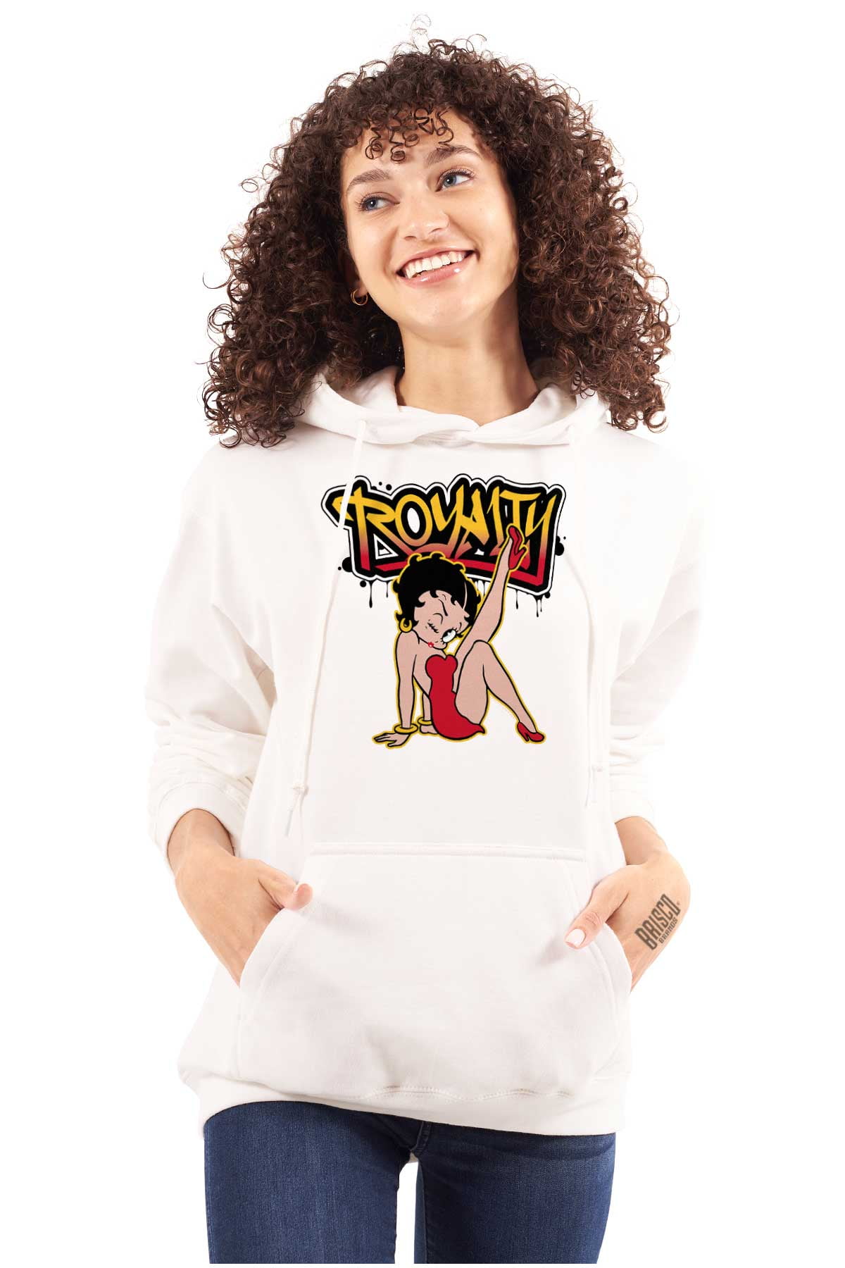Betty Boop Royalty Paint Drip Cartoon Women Plus Size Hoodie Brisco ...
