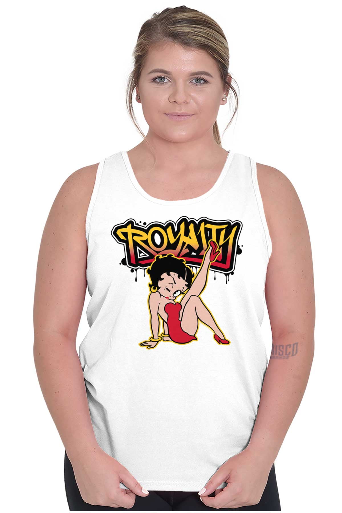 Betty Boop Royalty Paint Drip Cartoon Tank Top Tee Shirt Women Brisco ...