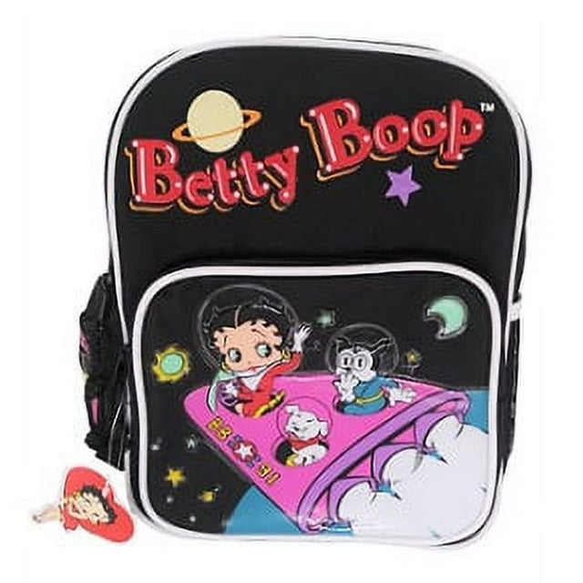 Betty Boop Small Space Astronaut Bookbag, 12 Inch School Backpack ...