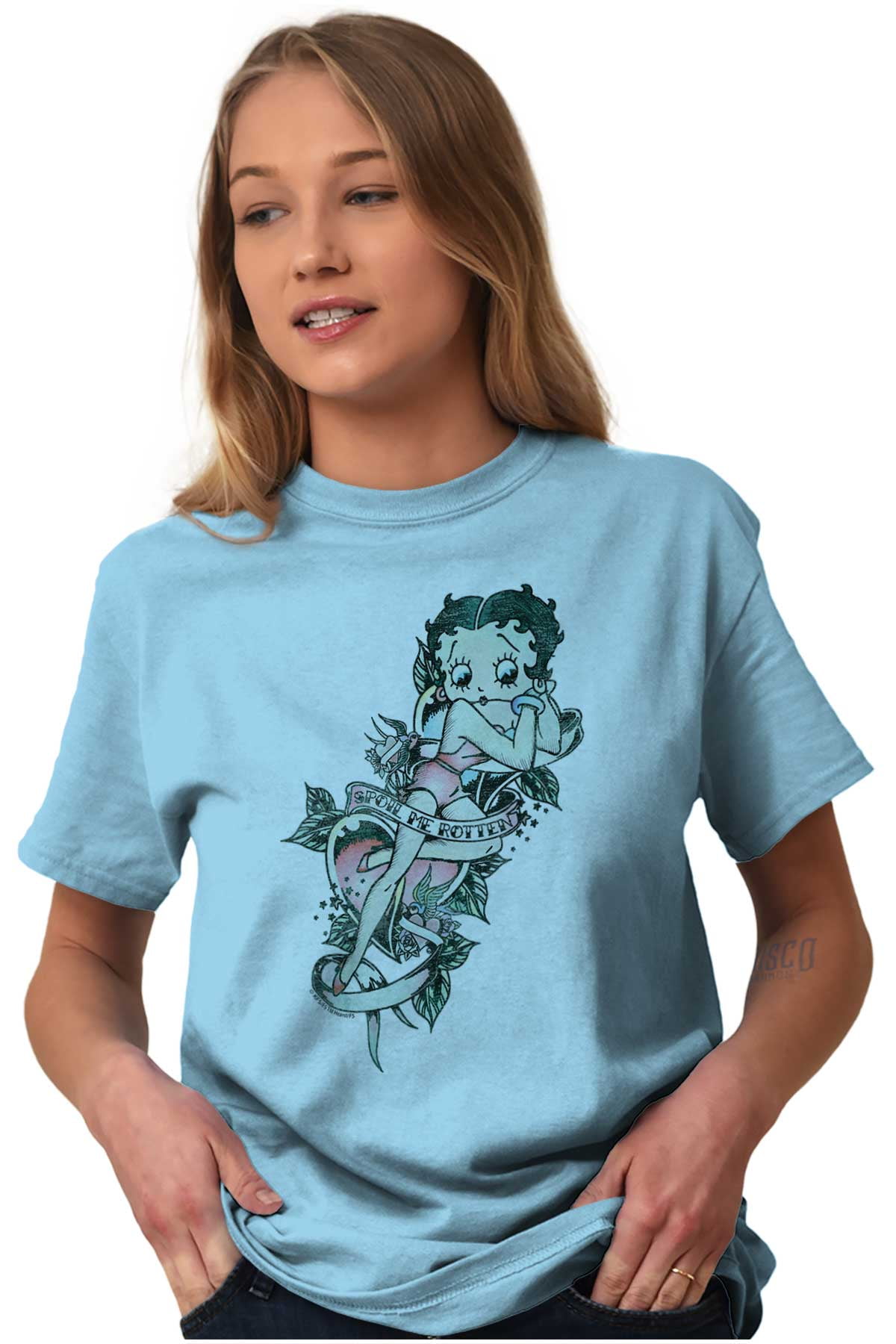 Betty Boop Spoil Me Rotten Tattoo Women's Graphic T Shirt Tees Brisco ...