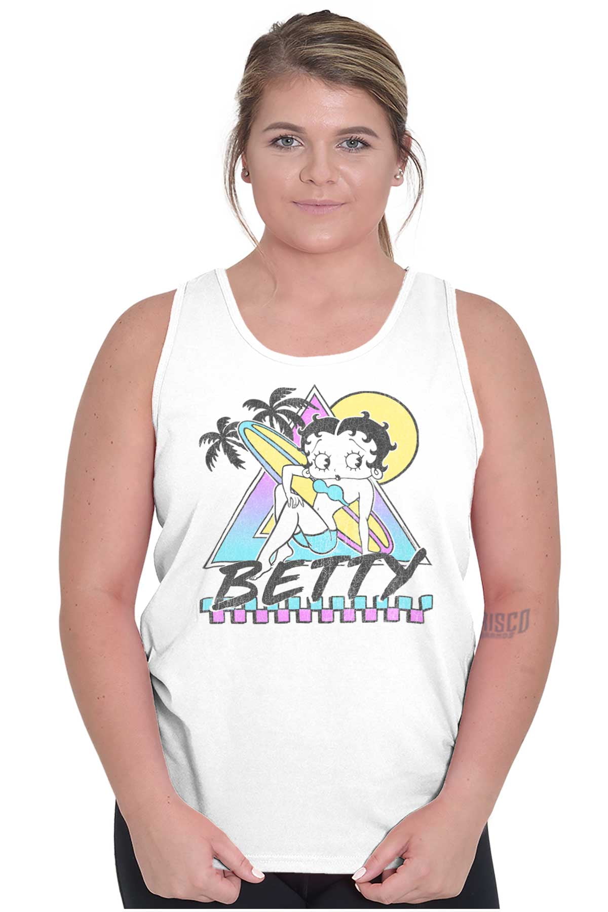 Betty Boop Surfing Beach Vacation Tank Top Tee Shirt Women Brisco ...