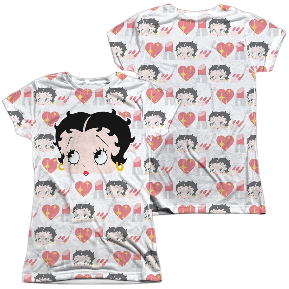 Betty Boop Symbol Sub Girls Jr Sublimation White - Walmart.com