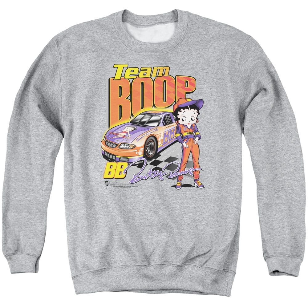 Betty Boop - Team Boop - Crewneck Sweatshirt - Large - Walmart.com