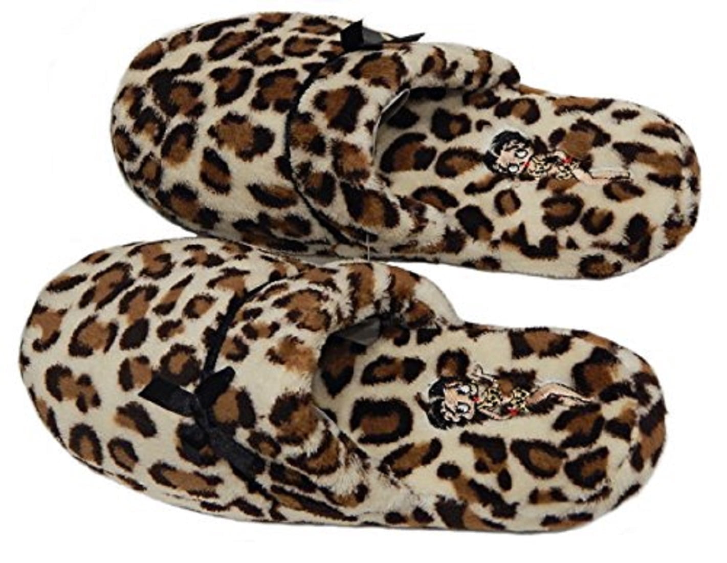 Betty Boop Ultra-Soft Adult Women Plush Pinup Scuffs Cozy Non-Skid ...