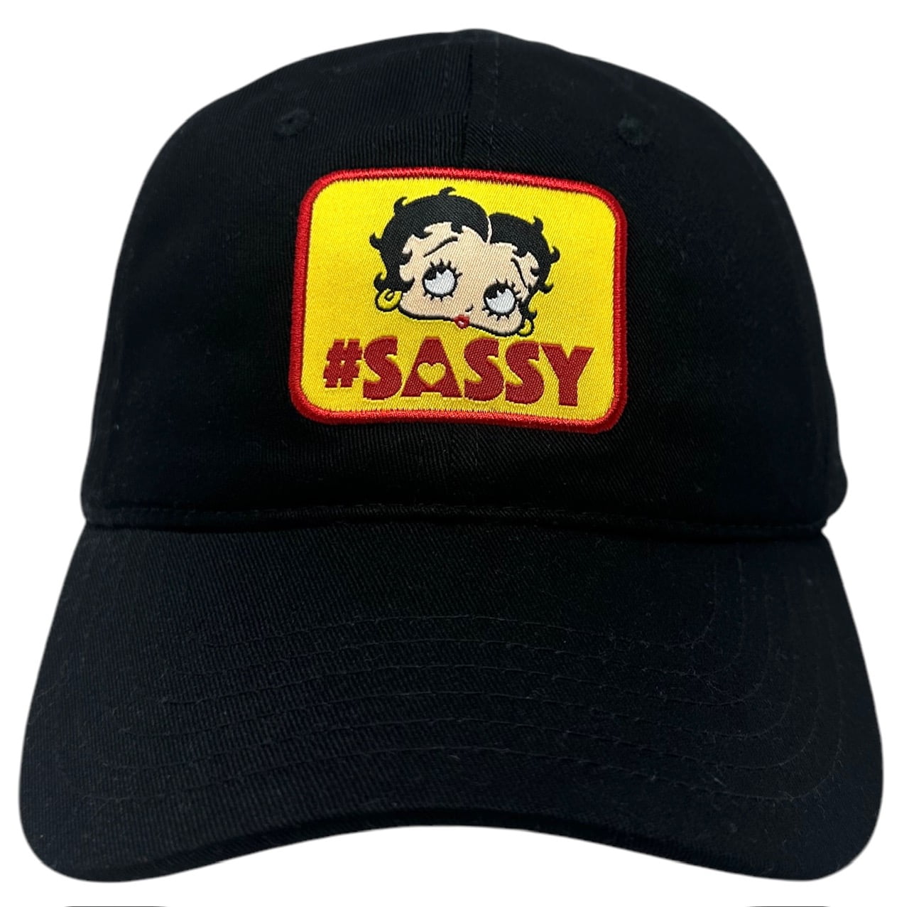 Betty Boop Unisex Hat Official Merch Sassy Patch Unstructured Strapback Cap - Walmart.com