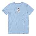 Betty Boop Vintage Classic Martini Betty Men's T Shirt (Light Blue, S ...