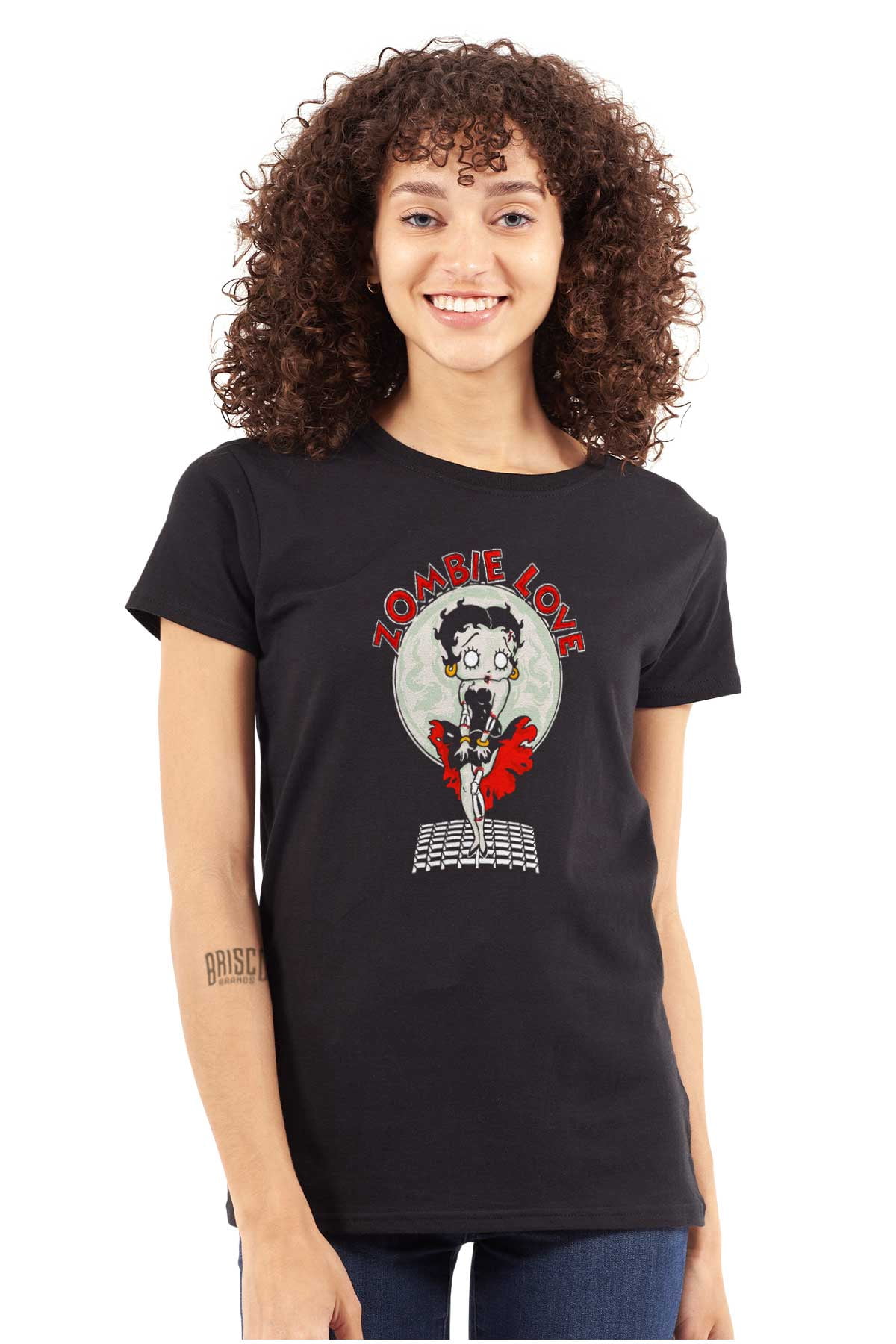 Betty Boop Zombie Movie Star Pose Women's Plus Size Shirt Brisco Brands ...