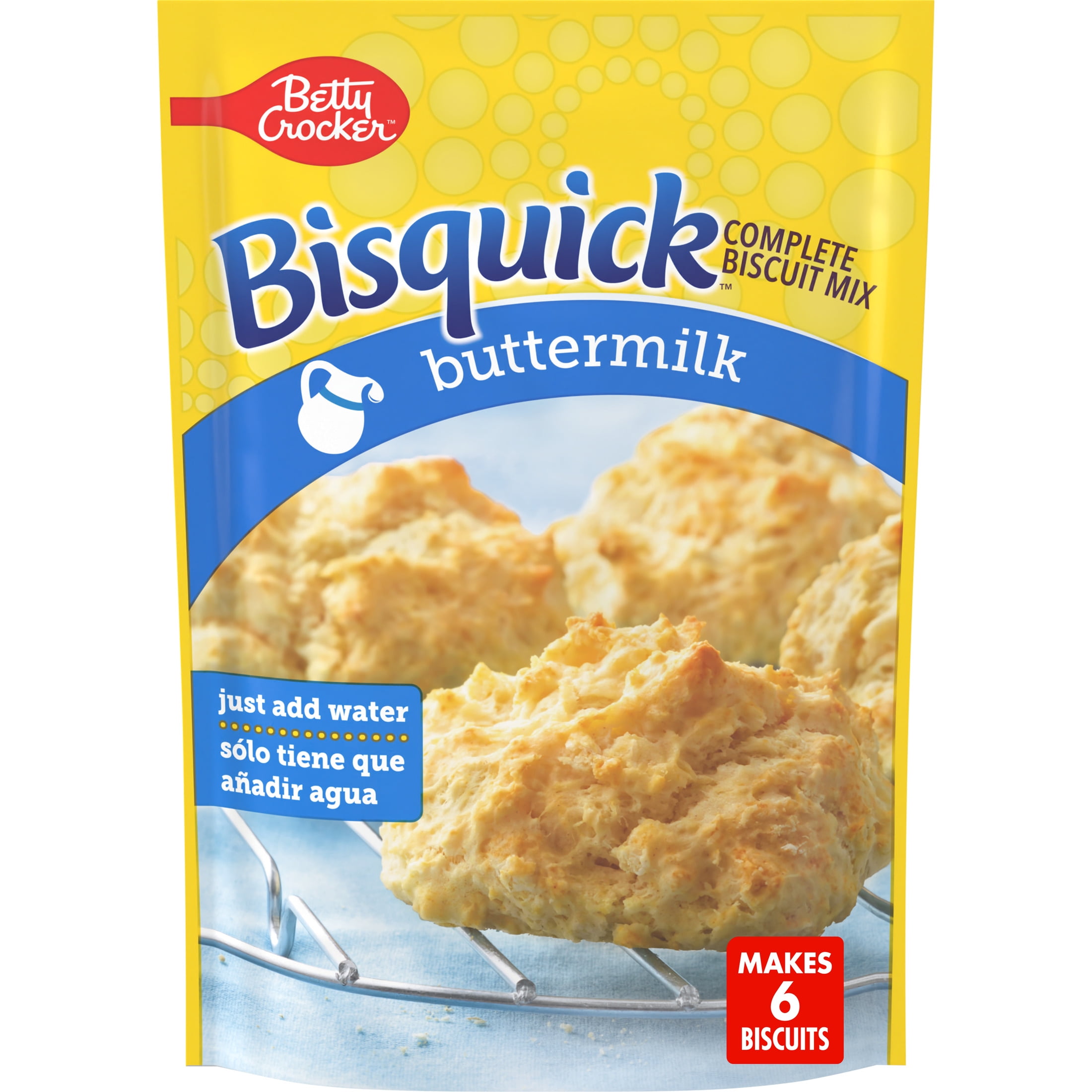 Betty Crocker, Biscuit Mix, 7.5 oz, Complete Buttermilk - Walmart.com