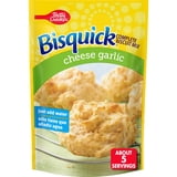 Betty Crocker Bisquick Cheesy Garlic Biscuit Mix, Just Add Water, 7.75 ...