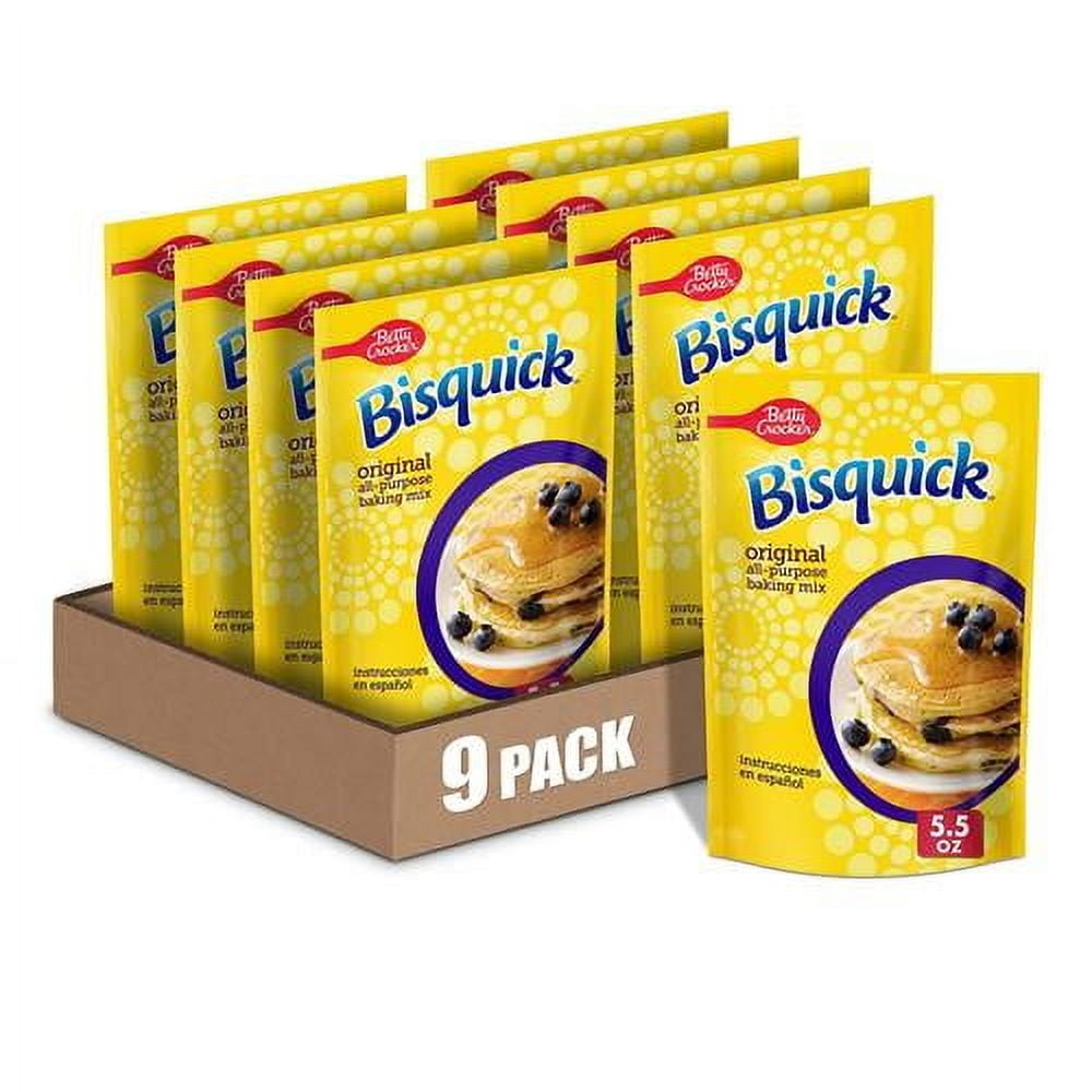 Betty Crocker Bisquick Original All-Purpose Baking Mix, 5.5 Oz (Pack Of ...