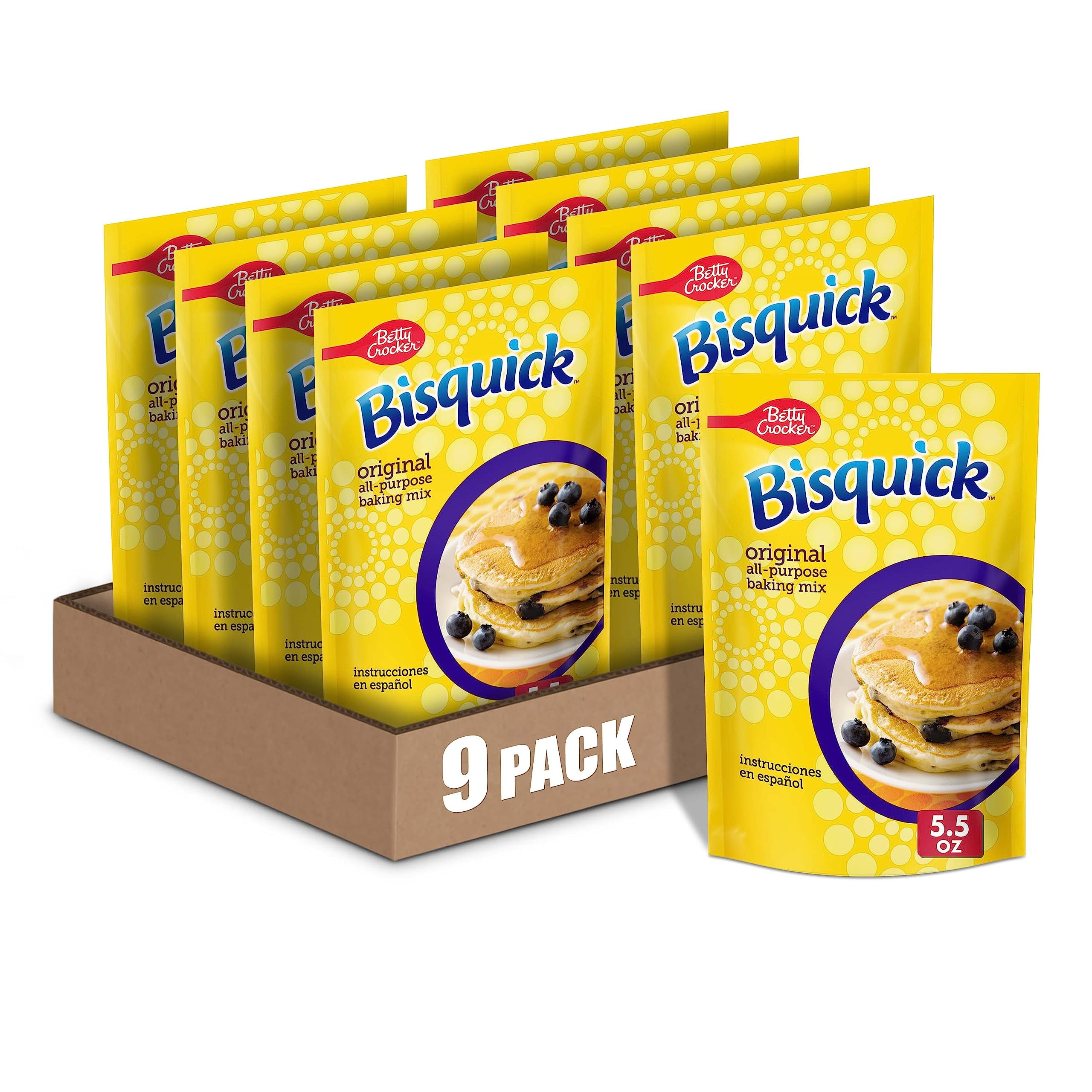 Betty Crocker Bisquick Original All-Purpose Baking Mix, 5.5 Oz (Pack Of ...