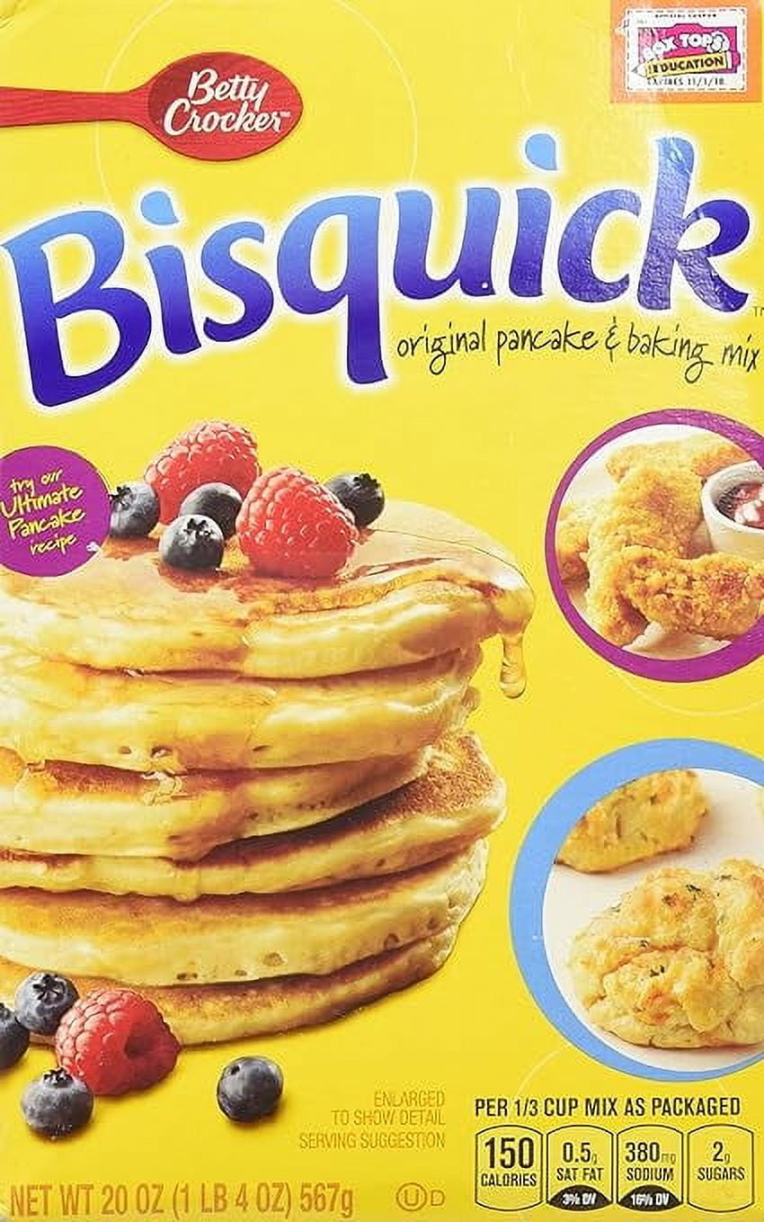 Betty Crocker Bisquick Original Pancake & Baking Mix, 20 oz. - Walmart.com