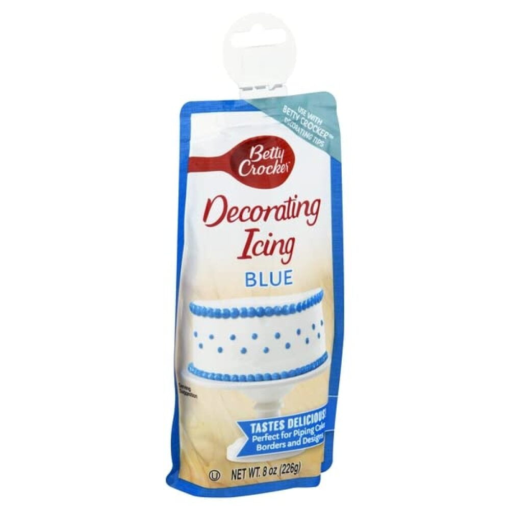 Betty Crocker Blue Decorating Icing Pouch 8 oz - Walmart.com
