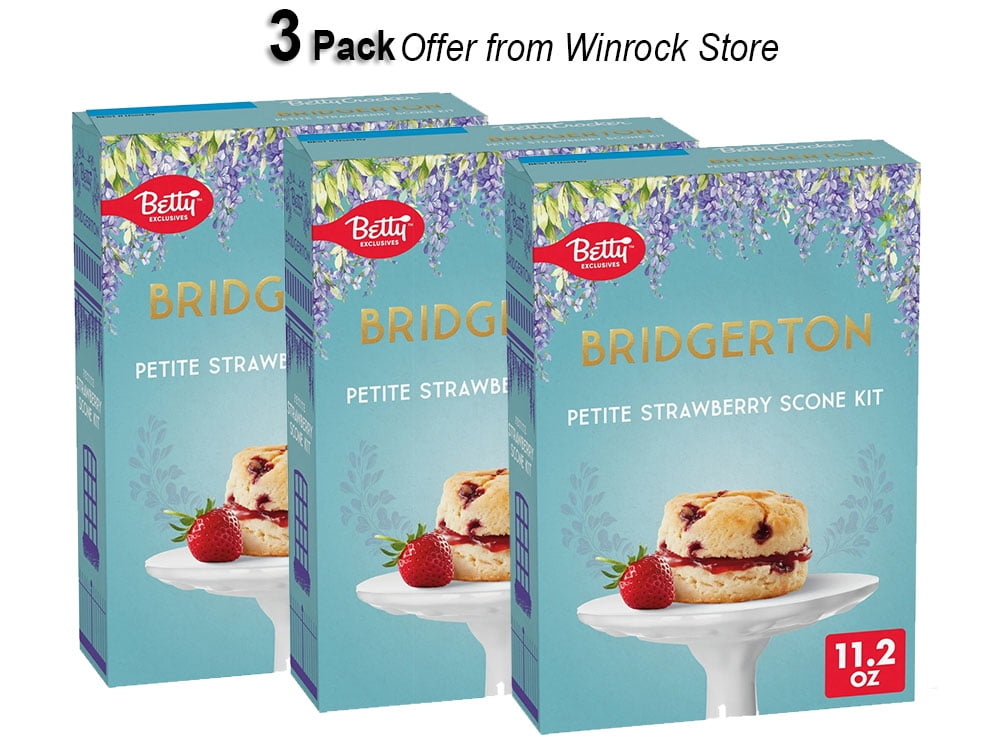 Betty Crocker Bridgerton Petite Strawberry Scone Baking Kit, 11.2 oz (3 ...