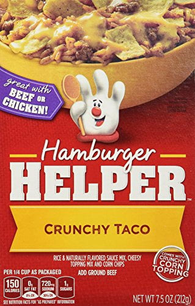 Betty Crocker Hamburger Helper Crunchy Taco Meal Kit, 7.5oz - 2 Pack ...