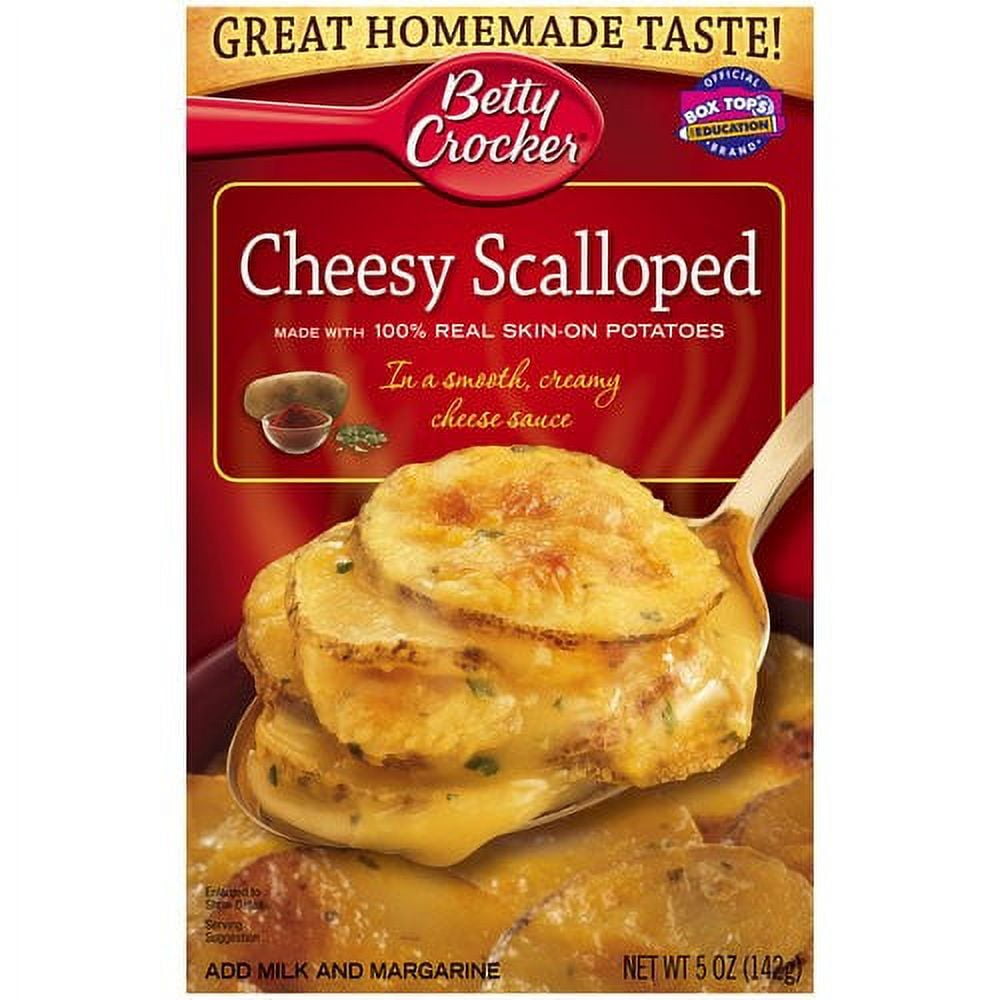 Betty Crocker Cheesy Scalloped Potatoes, 5 Oz Box, Pack of 10, Creamy ...