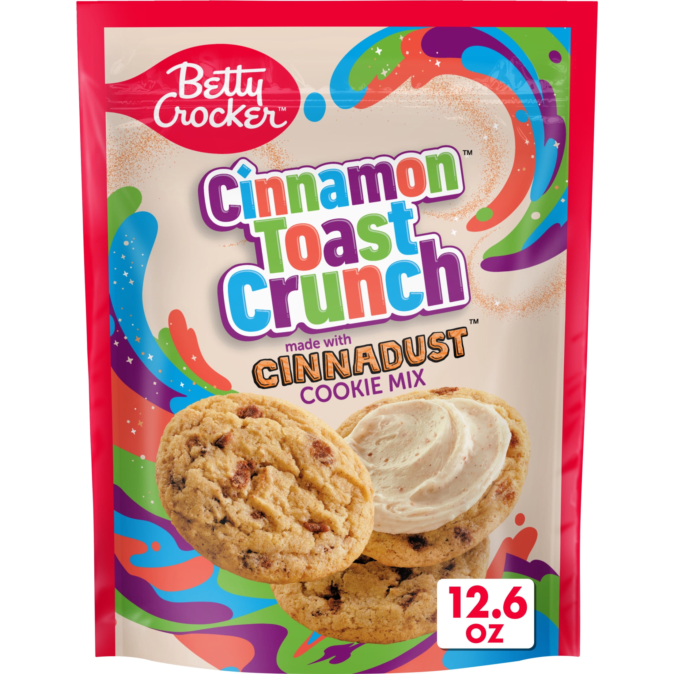 Betty Crocker Easy Baking Cinnamon Dust Cereal Cookie Mix, 12.6 oz ...