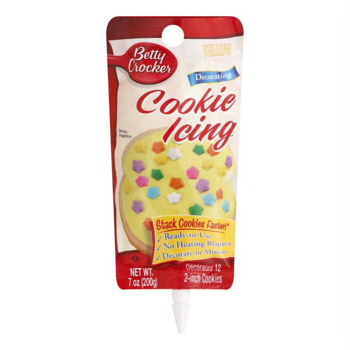 Betty Crocker Cookie Icing Yellow - Walmart.com