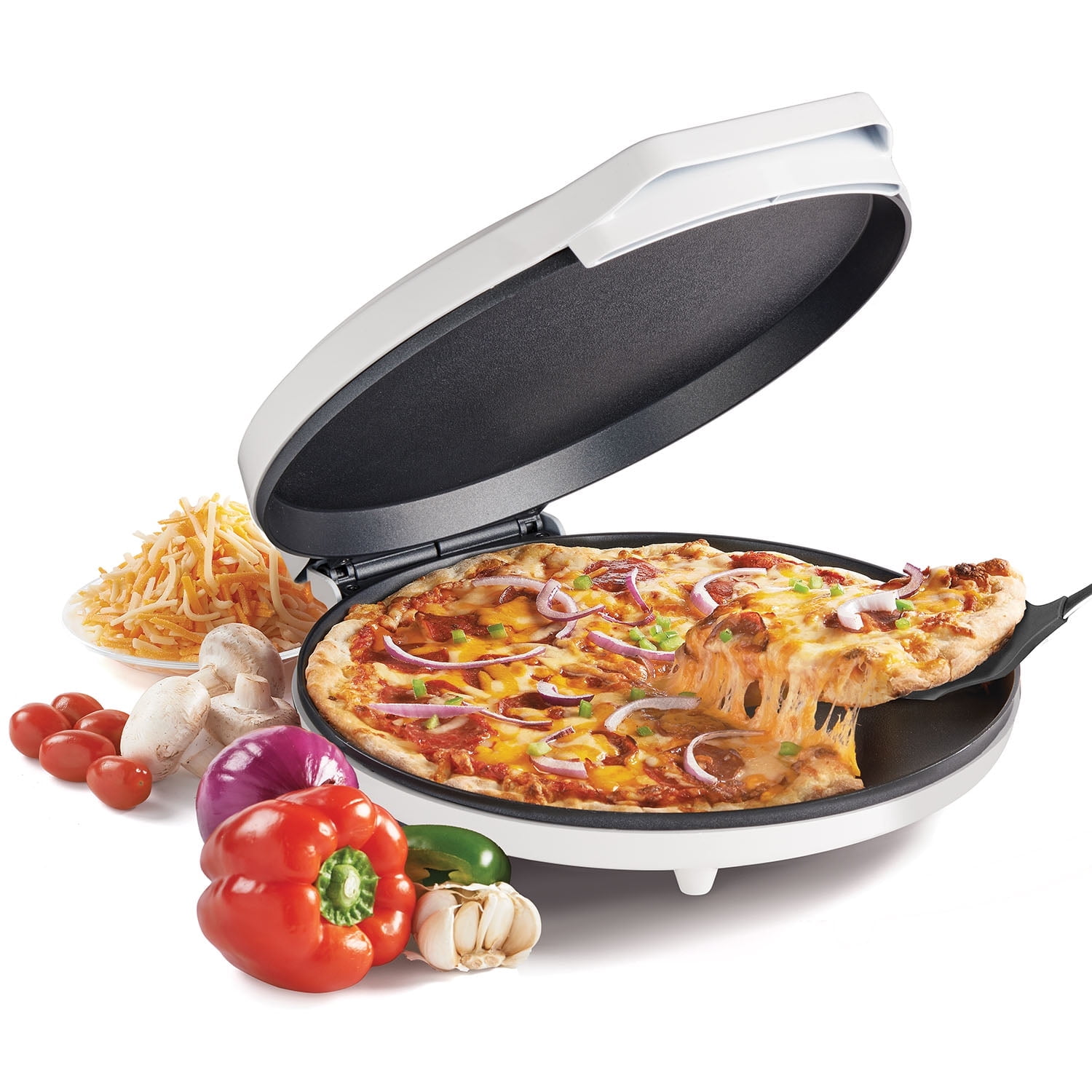 Betty Crocker Electric Indoor Appliance, 1440-Watt Countertop Pizza ...