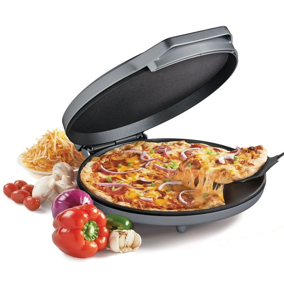 Virtu Electric Pizza Oven & Pizza Maker Machine, 12 Inch Pizza cooker ...