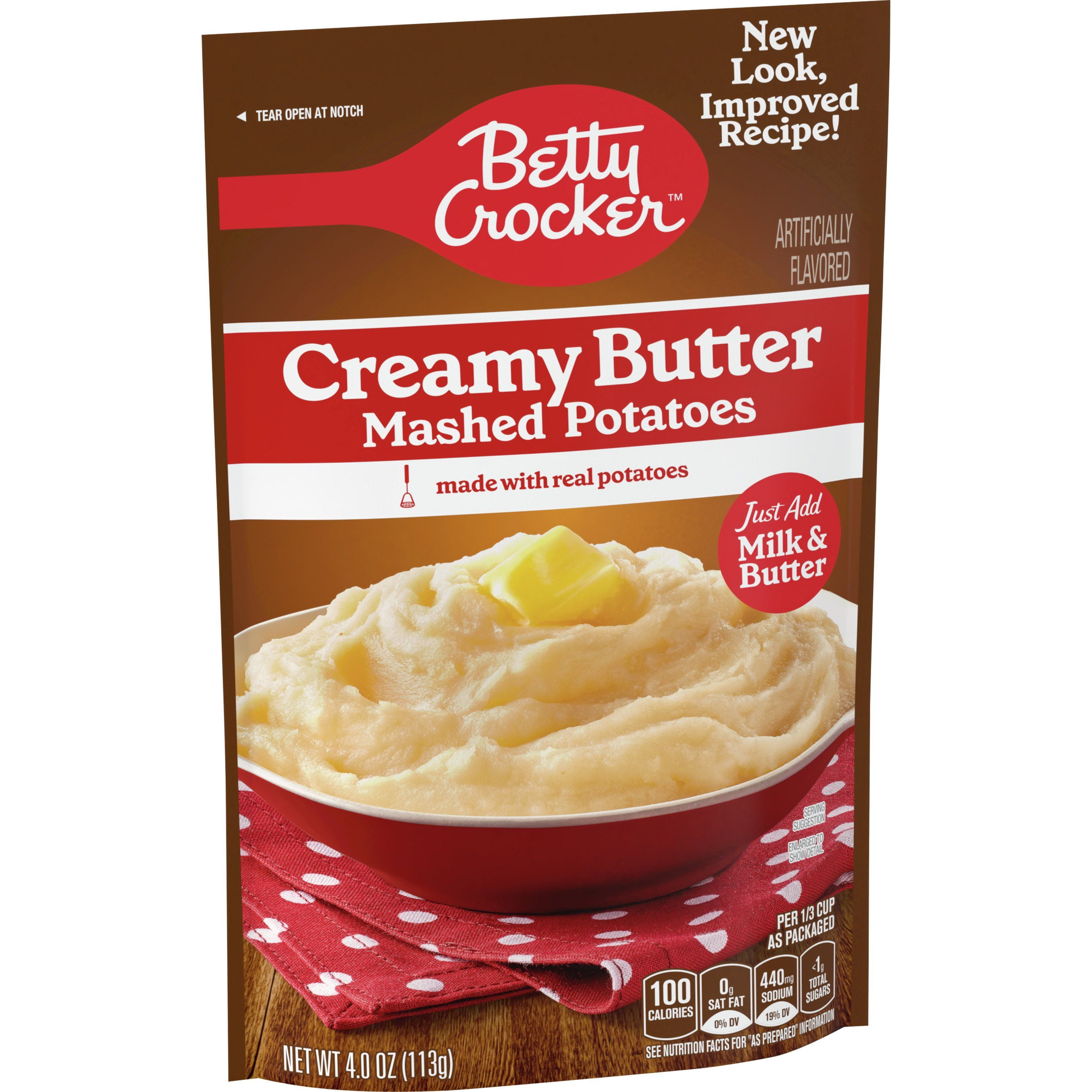 Betty Crocker Creamy Butter Mashed Potatoes - 4.7 oz Packaging may vary ...