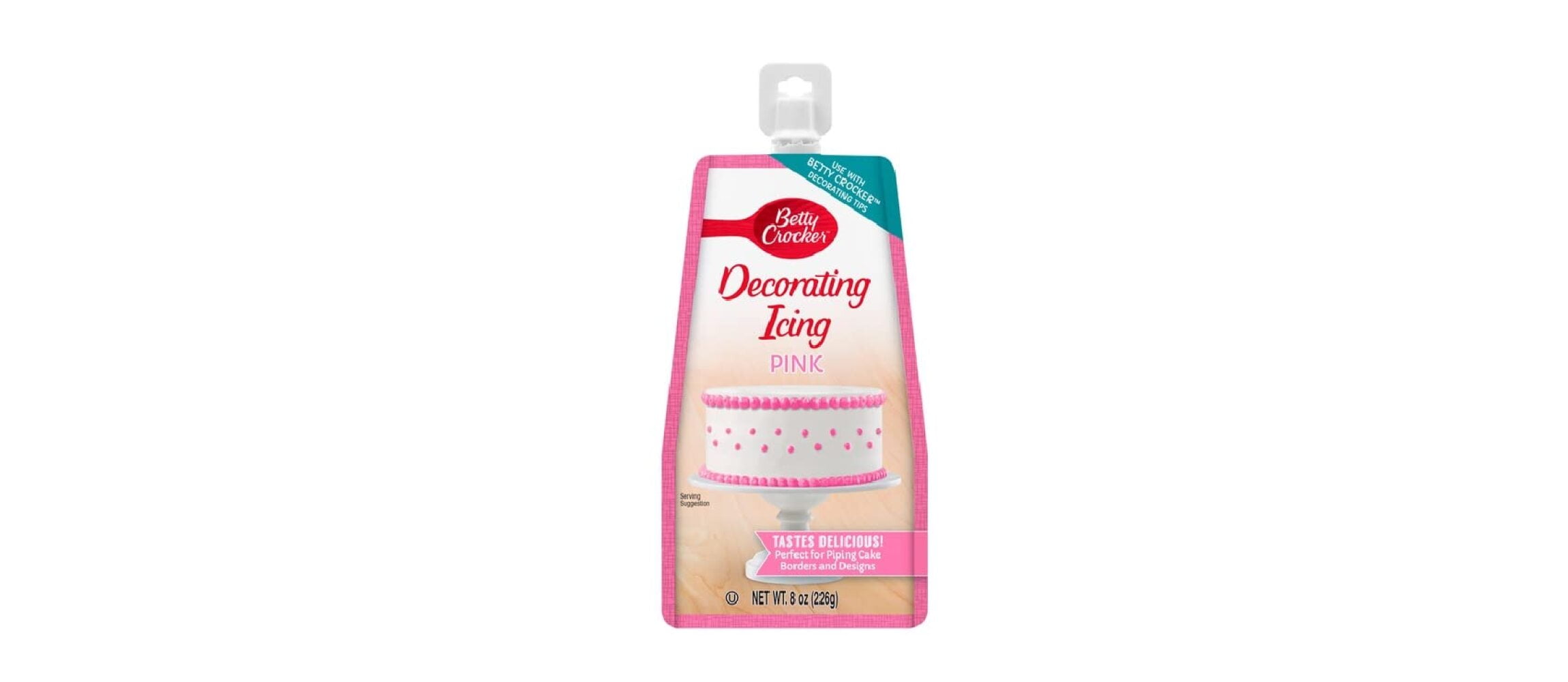 Betty Crocker Decorating Icing - Pink (8 oz.) - Walmart.com