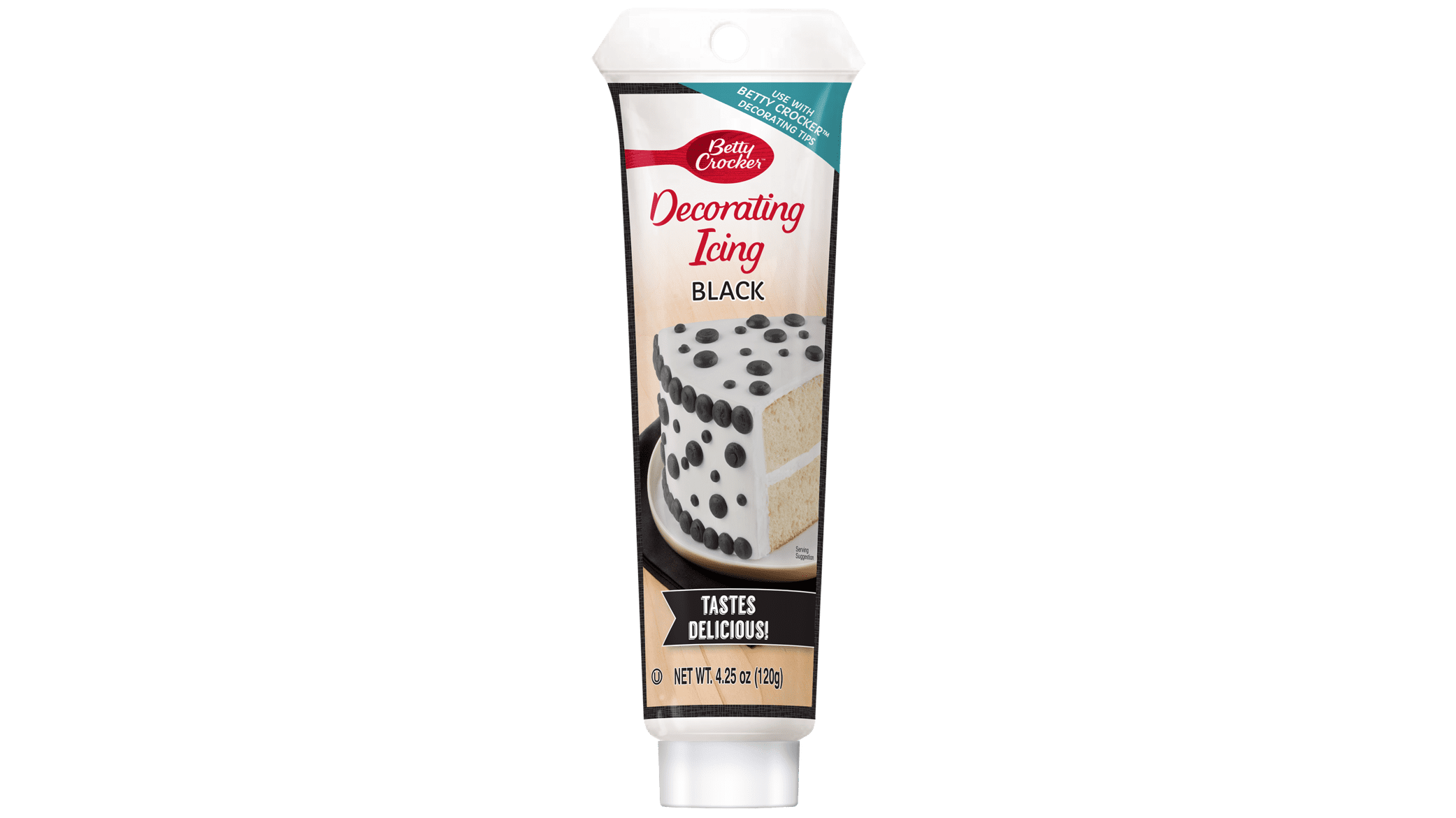 Betty Crocker Decorating Icing Tube, Black, 4.25 Ounces - Walmart.com