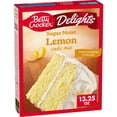 Betty Crocker Delights Super Moist Lemon Cake Mix, 13.25 oz. - Walmart.com