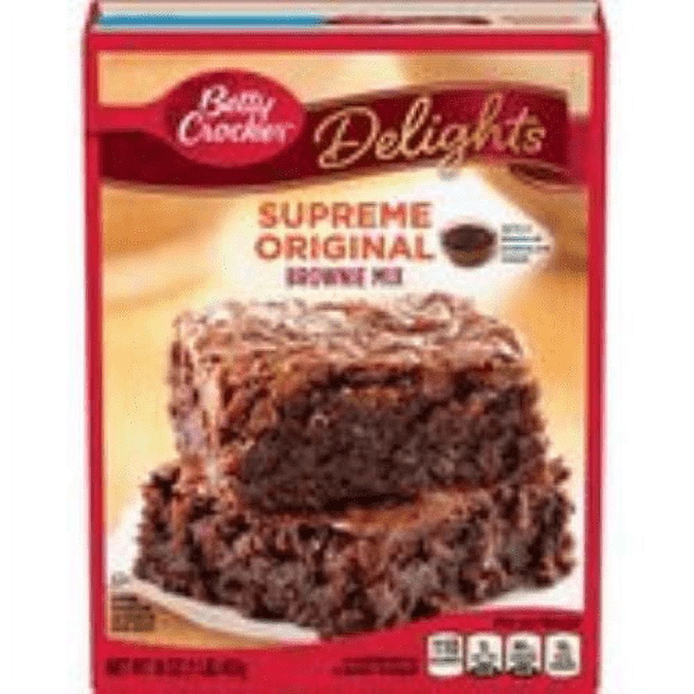 Betty Crocker Delights Supreme Original Brownie Mix (Pack of 20 ...