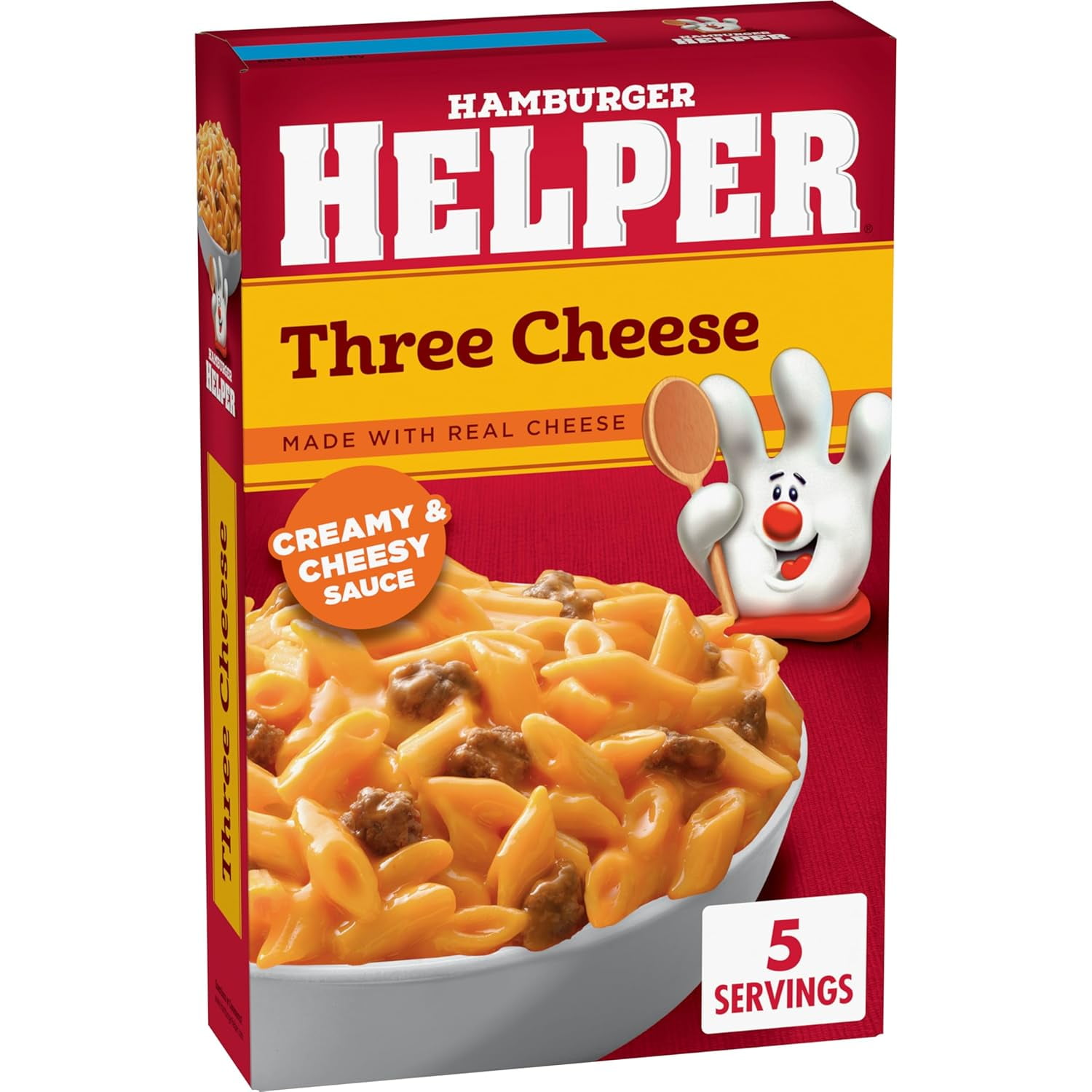 Betty Crocker Hamburger Helper, Classic Three Cheese Dinner Mix, Creamy ...