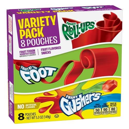 Betty Crocker Fruit Snacks, Fruit Roll-Ups, Fruit By The Foot And Fruit ...