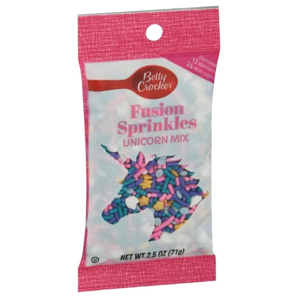 Betty Crocker, Fusion Sprinkles Unicorn Mix, 2.5 Ounce - Walmart.com