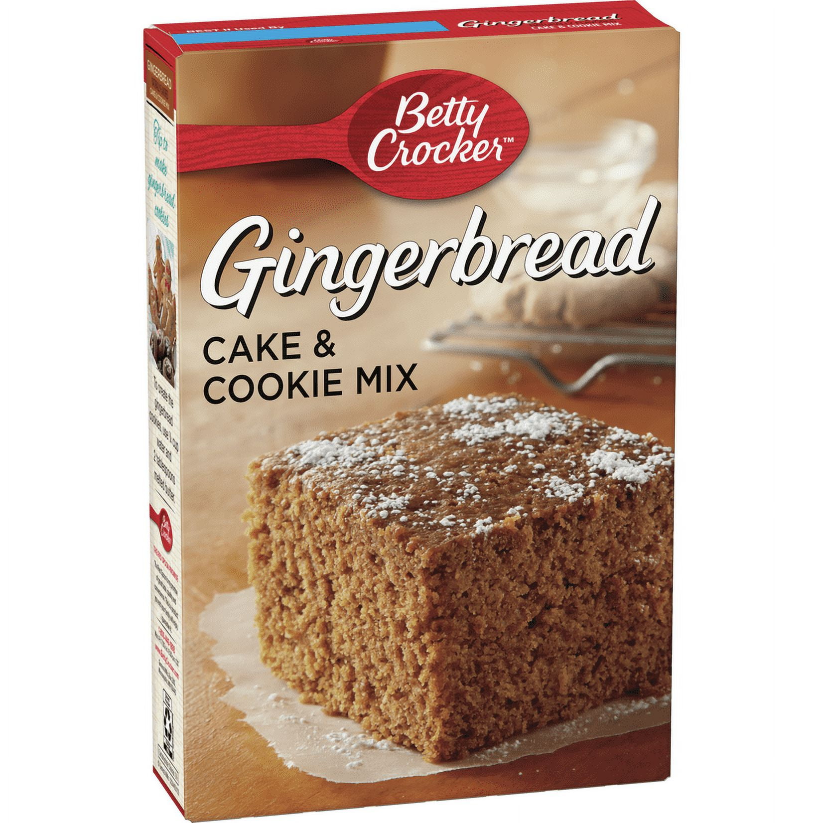 Betty Crocker Super Moist Gingerbread Cake and Cookie Baking Mix, 14.5 ...