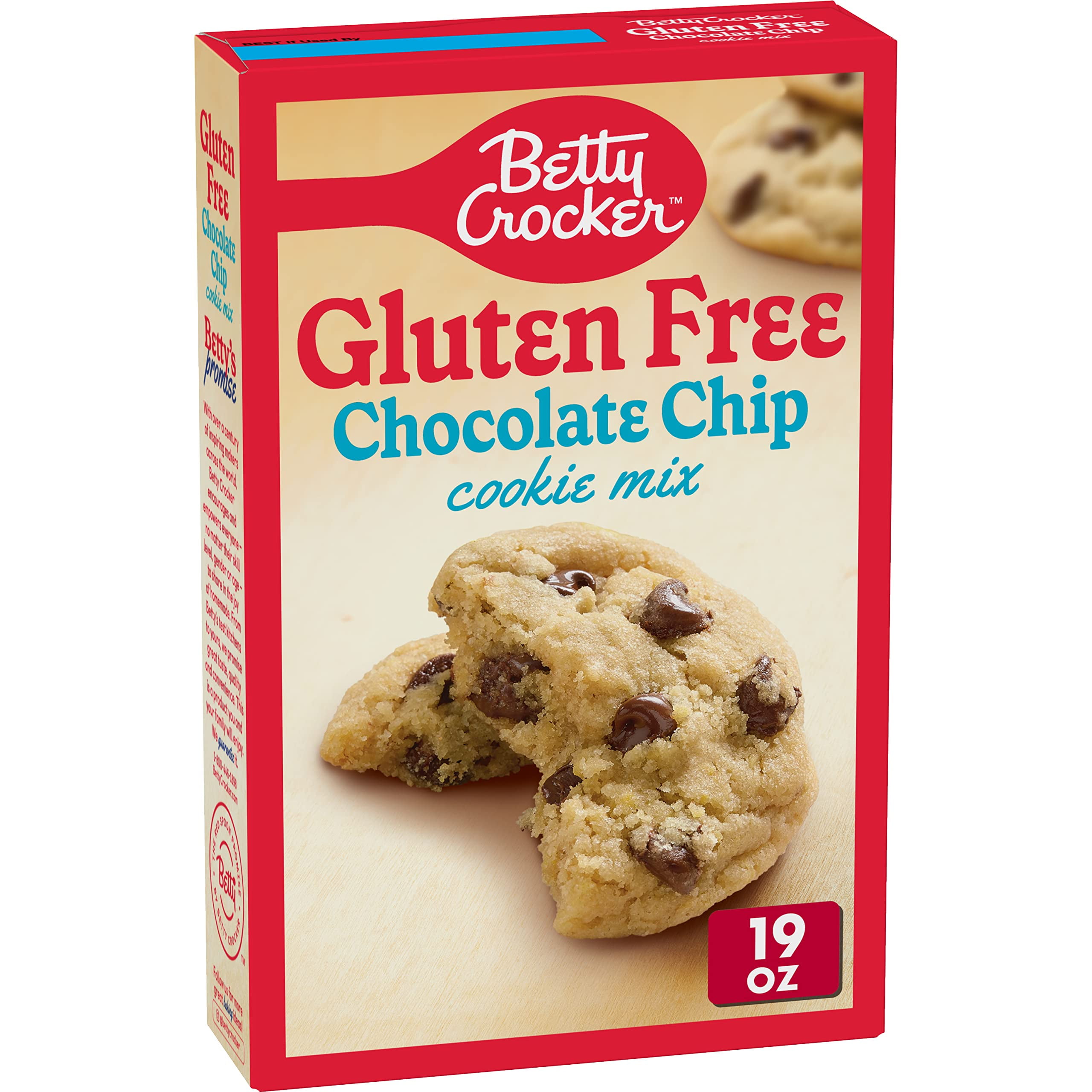 Betty Crocker Gluten Free Chocolate Chip Cookie Mix, 19 Oz. Packaging ...