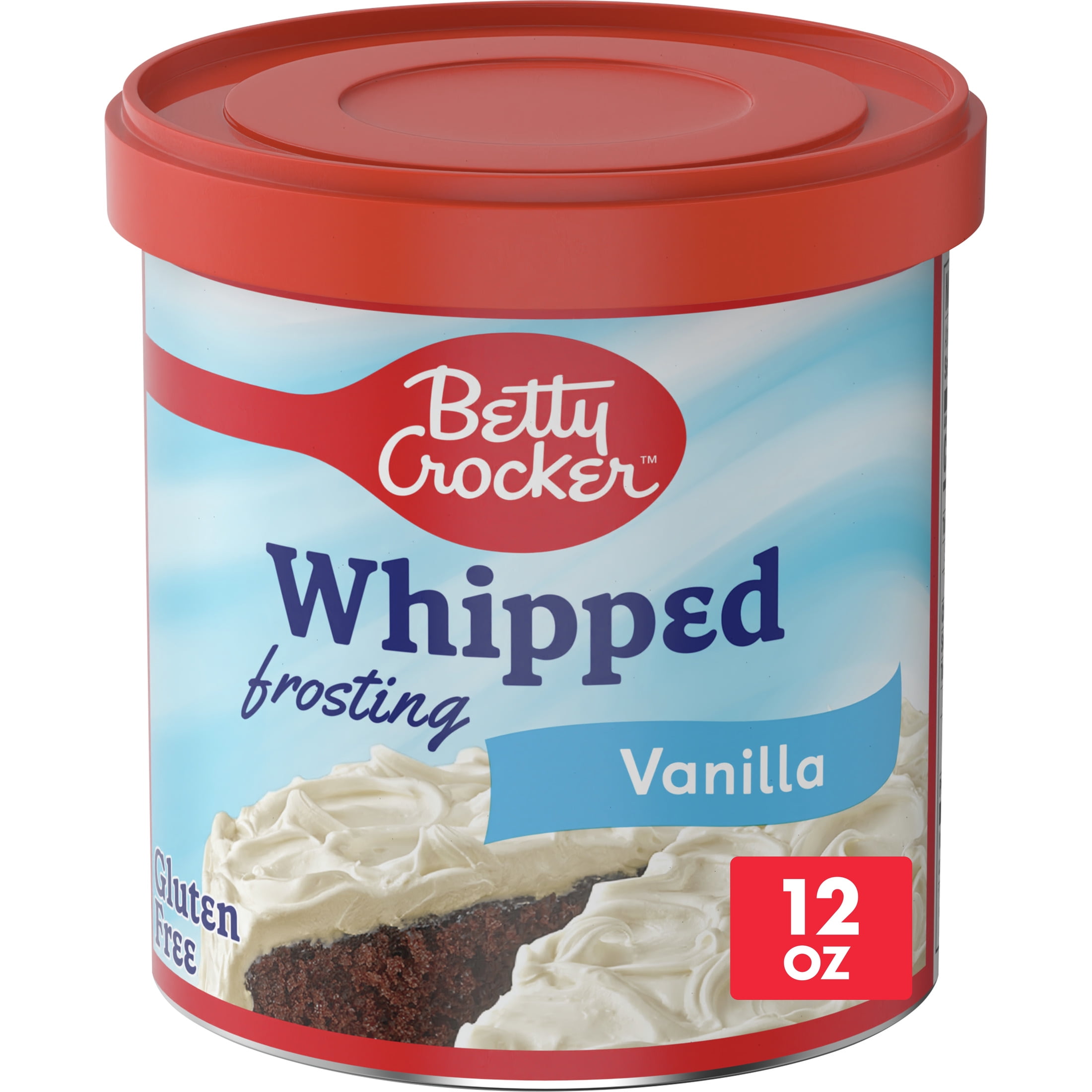 Betty Crocker Rich & Creamy Gluten Free Whipped Vanilla Frosting, 12 oz ...