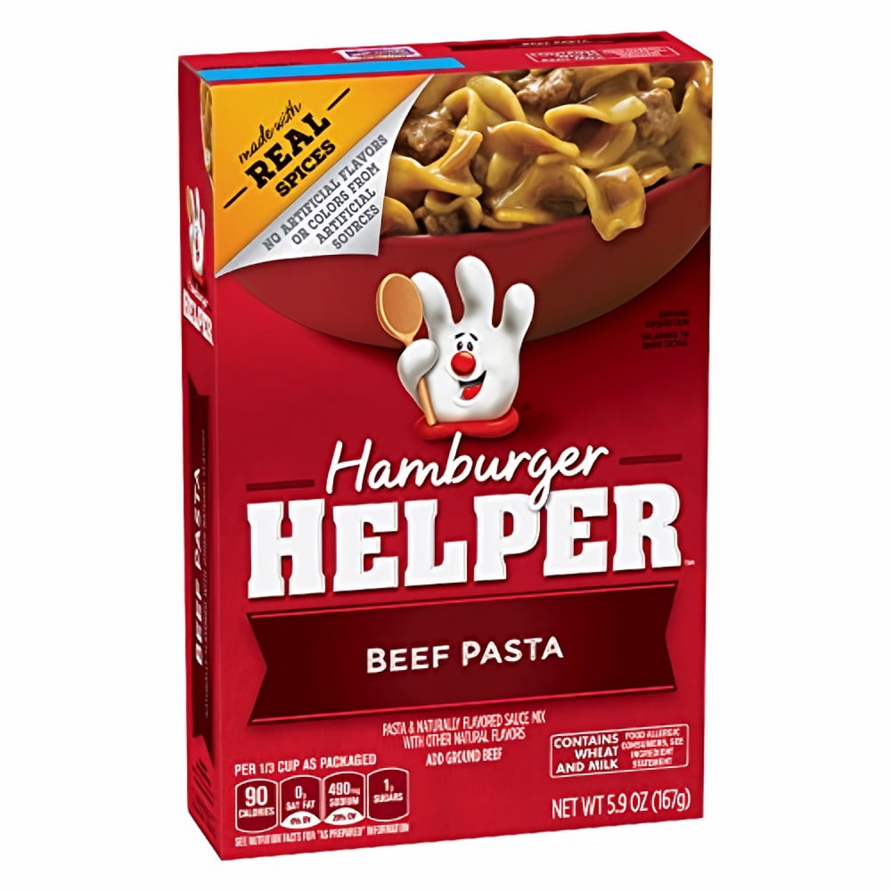 Betty Crocker REAL Spices Beef Pasta Hamburger Helper - 5.9 Oz Box ...