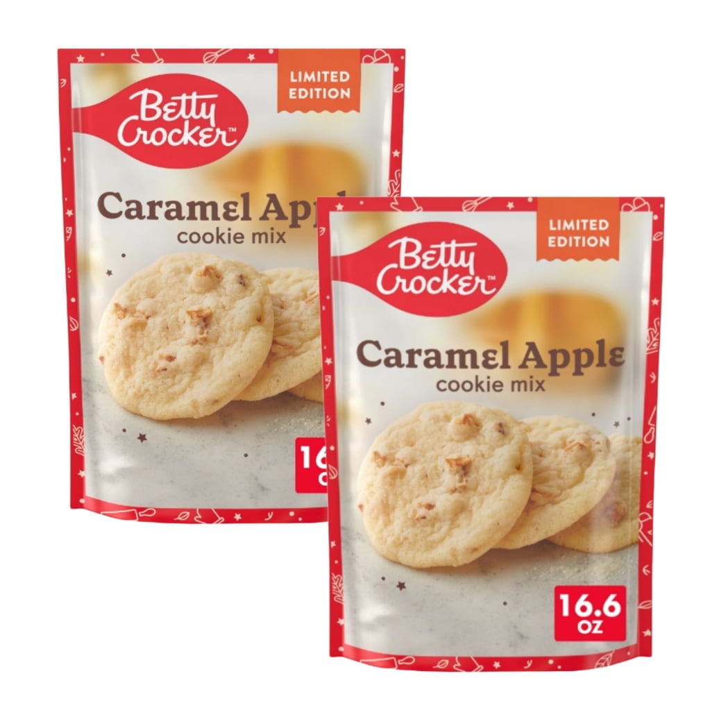 Betty Crocker Limited Edition Caramel Apple Cookie Mix, 16.6 oz (2 pack ...