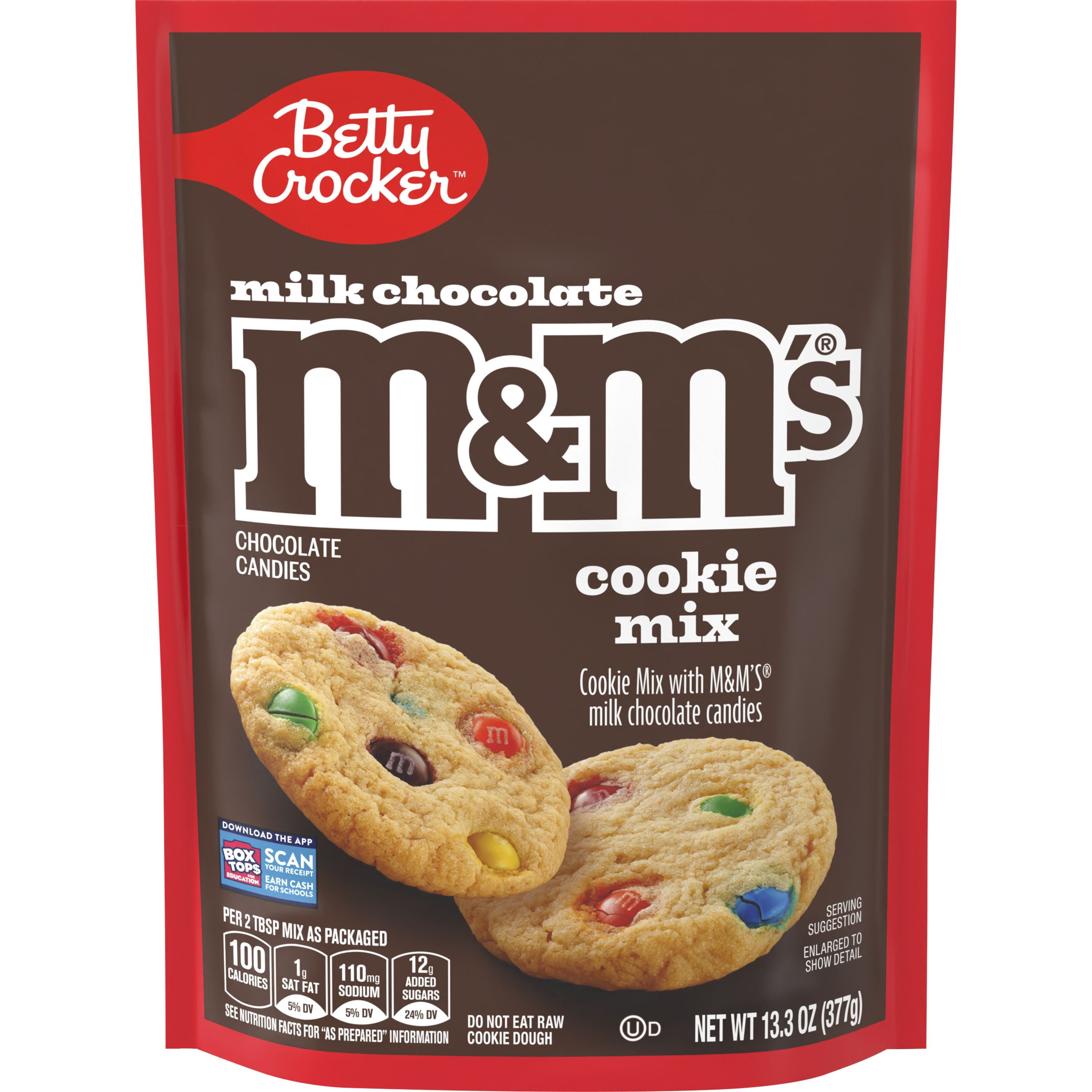 Betty Crocker Milk Chocolate M&M's Cookie Mix - Walmart.com