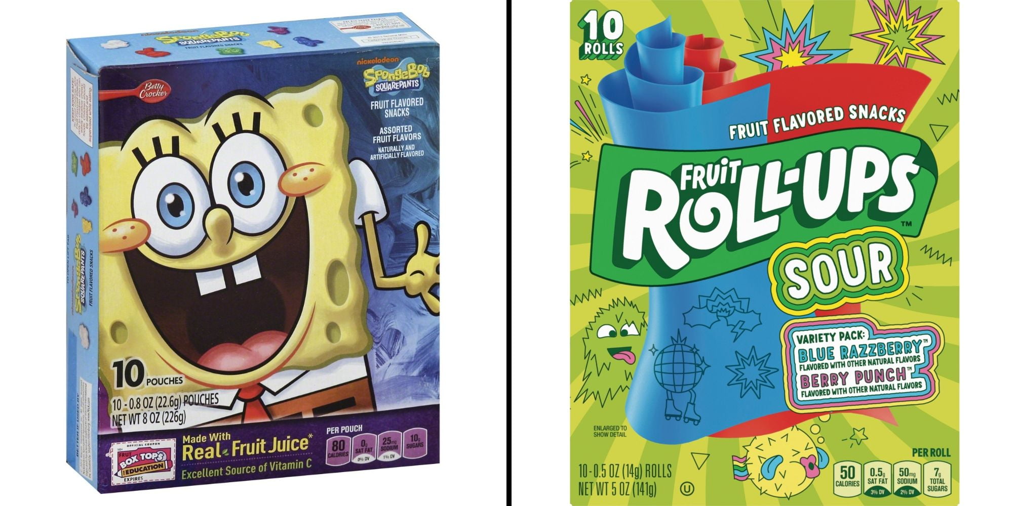 Betty Crocker Nickelodeon SpongeBob SquarePants Assorted 10 ct & Betty ...