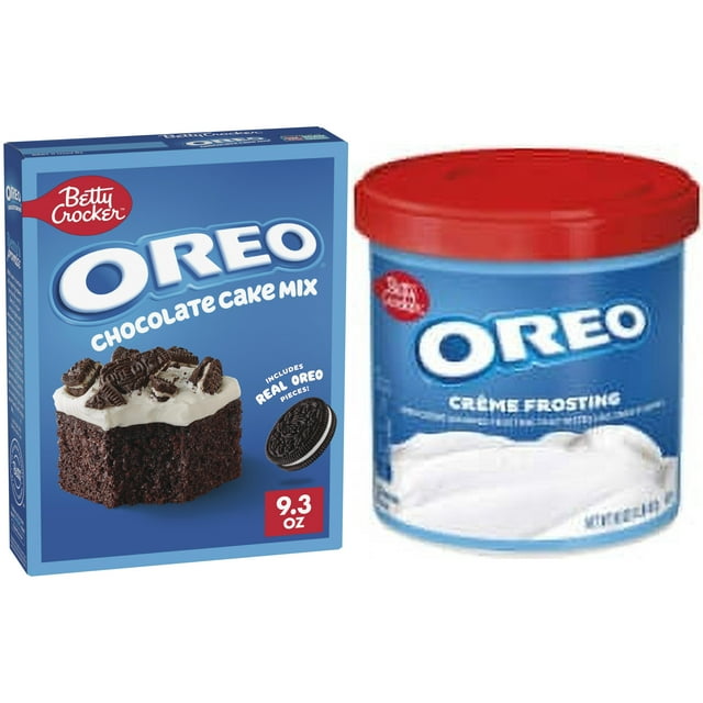 Betty Crocker OREO Chocolate Cake Mix, Baking Mix With OREO Cookie ...