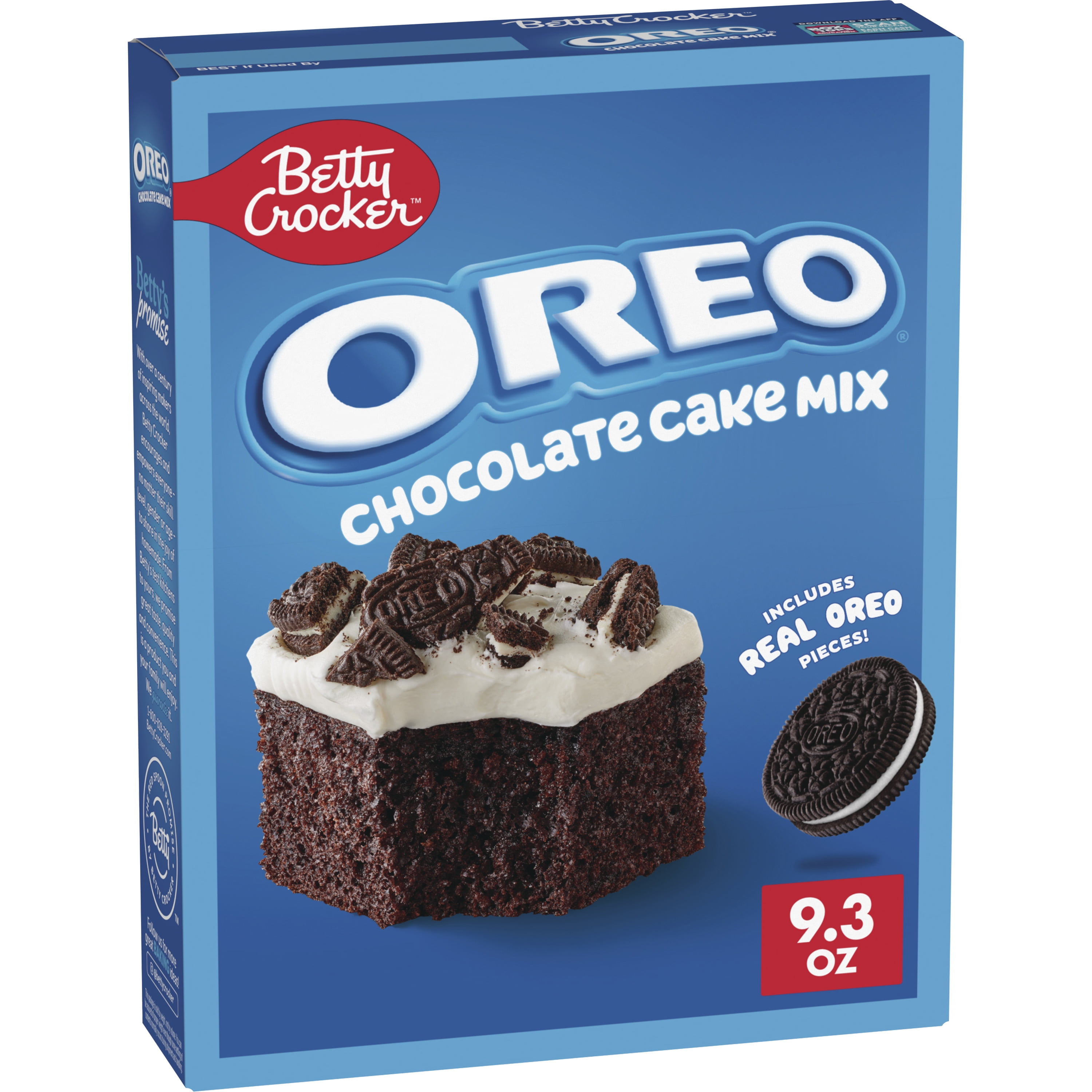 Betty Crocker OREO Chocolate Cake Mix, Baking Mix With OREO Cookie ...