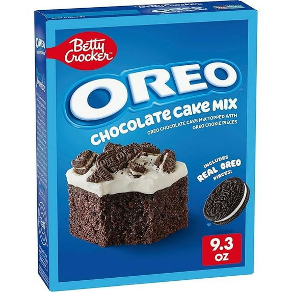 Betty Crocker OREO Chocolate Cake Mix, Chocolate Cake Baking Mix With ...