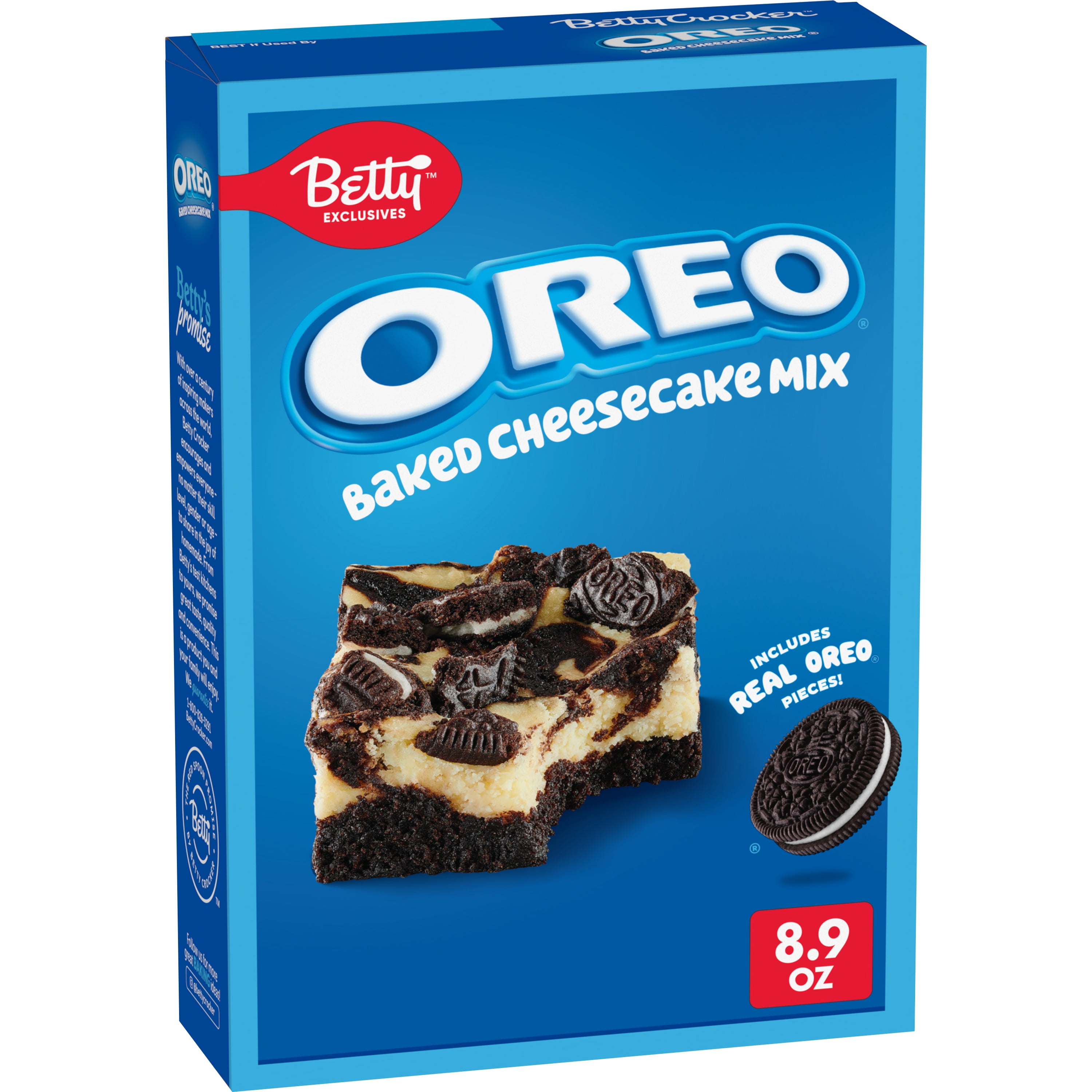 Betty Exclusives OREO Baked Cheesecake Mix, Includes Real OREO Cookie ...