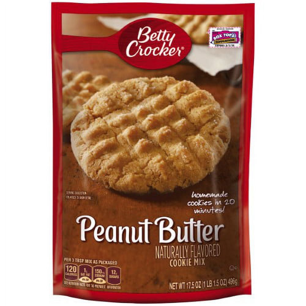 Betty Crocker Peanut Butter Cookie Mix (Pack of 18) - Walmart.com